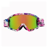 China Comfortable Anti Fog Coated Dirt Bike Goggles With TPU Flexible Frame for sale