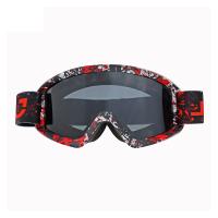 China Comfortable Anti Fog Coated Dirt Bike Goggles With TPU Flexible Frame for sale