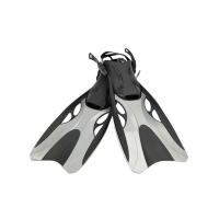 China Yellow Black Open Heel Scuba Diving Fins With Comfortable Foot Pocket for sale