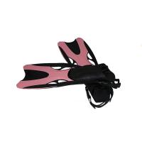 China Yellow Black Open Heel Scuba Diving Fins With Comfortable Foot Pocket for sale