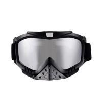 China Windproof Cool Dirt Bike Goggles With High Transparency ARC PC Lens for sale