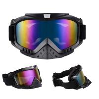 China Windproof Cool Dirt Bike Goggles With High Transparency ARC PC Lens for sale