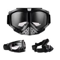 China Windproof Cool Dirt Bike Goggles With High Transparency ARC PC Lens for sale