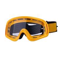 China Helmet Compatible Motocross Racing Goggles With Non Fog PC Lens for sale