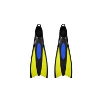 China Professional Full Foot Diving Swim Fins With Extended Sole Plate for sale