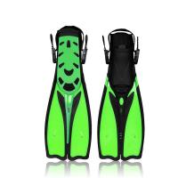 China 100% Silicone Material Short Swim Fins With Sun And Chlorine Resistance for sale