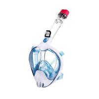 China 180 Degree Panoramic Viewing Shatterproof Diving Snorkel Mask  Silicone for sale