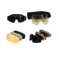China Windproof PC Lens Military Safety Goggles With High Impact Resistance for sale