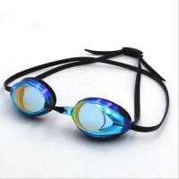China Clear Vision Pc Lens Silicone Adjustable Swimming Goggles For Adults for sale