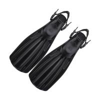 China Adult TEP TPR Short Diving Fins Adjustable For Lap Swimming Snorkeling for sale