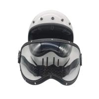China Flare Anti Fog Motorcycle Riding Eyewear With Mirrored Lenses for sale