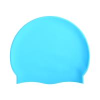 China Odorless Watertight Silicone Swimming Hats For Long Hair Drying for sale