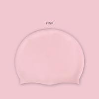 China Non Slip Gradient 100% Silicone Waterproof Swimming Hat for sale