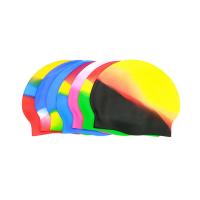 China Solid Long Hair Earmuffs Waterproof Swim Cap Reversible For Adults Kids for sale