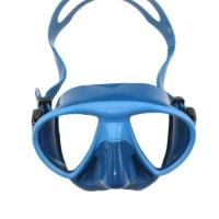 China Food Grade Silicone Strap Anti Fog Diving Goggles With Adjust Buckle for sale