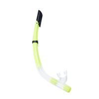 China Adults Youth Freediving Scuba Diving Snorkel With Splash Guard And Top Valve for sale