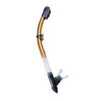 China Dry Snorkels Scuba Diving Tube with 100% Silicone Mouthpiece for sale
