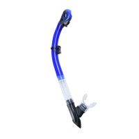 China Dry Snorkels Scuba Diving Tube with 100% Silicone Mouthpiece for sale