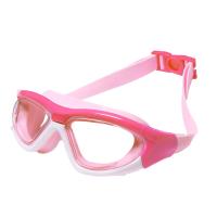 China 3D Double Sealed Silicone Frame Wide View Swimming Goggles For Kids for sale
