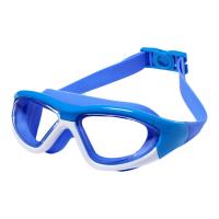 China 3D Double Sealed Silicone Frame Wide View Swimming Goggles For Kids for sale