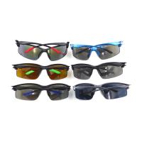 China UV400 Protection Half Frame Cycling Sports Sunglasses Mirrored Anti Scratch for sale