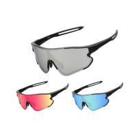 China Men's Oversize Outdoor Polarized Bike Glasses Interchangeable for sale