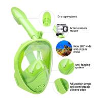 China Kids Swimming Detachable Full Face Snorkel Gear Anti Fog Leak Proof for sale