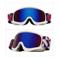 China Colorful Plain Anti Fog Wind Proof Snow Ski Goggles For Kids for sale