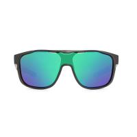 China Geometric shape Polarized Sport Sunglasses Male Mirror Lens Green for sale