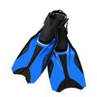 China Open Heel Spring Strap Long Scuba Diving Fins TPR PP Adjustable Swim Flippers Snorkel Fin for sale