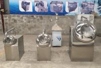 China Sugar / Candy Coating Machine , 30 - 50kg / H Output Chocolate Coating Pan Machine for sale