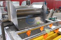 China Ozone Air Bubble Vegetable Washing Machine 3.75KW With Water Circulating System for sale