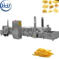China 150-2000KG/H Continuous Conveyor French Fries Processing Line Small Potato Chips Making Machine for sale