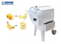 China Catering Enterprises Green Leafy Vegetable Cutter , Potato Cutting Machine for sale