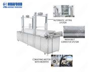 China Fully Automatic Fryer Machine Namkeen Making Gas Peanut Batch Frying for sale
