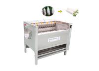 China Potato Electrical 600*640*1300mm Vegetable Washing Machine for sale