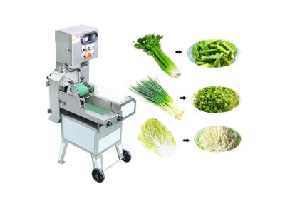 China Restaurants Electric Conveyor Belt Lettuce Cutting Machine for sale