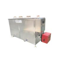 China Simple Manual 50kg/H Gas Deep Fryer for sale