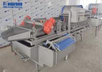 China High Pressure Green Leaf 3.75kw Vegetable Washing Machine for sale