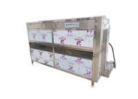 China 2000kg/h SUS304 Vegetable Screw Peeling Washing Machine for sale