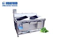 China Large Capacity Industrial Vegetable Fruit Bean Spray Washing Machine for sale
