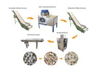 China 1000-2000 kg/h Industrial Automatic Garlic Peeler Processing Machine Production Line for sale