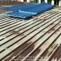China Sound Insulation Trapezoidal Profile UPVC Multilayer Roofing Sheets SGS for sale