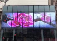 China 4200cd Translucent LED Screen , P10.42mm Advertising Led Glass Display for sale