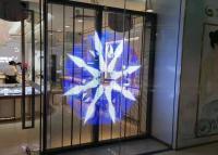 China 4200cd Translucent LED Screen , P10.42mm Advertising Led Glass Display for sale