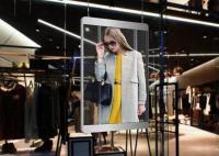 China King Light Transparent Glass LED Display P2.976mm Flexible Installation for sale