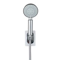 China Self Adhesive Adjustable Chrome Wall Mounted Shower Handset Holder for sale