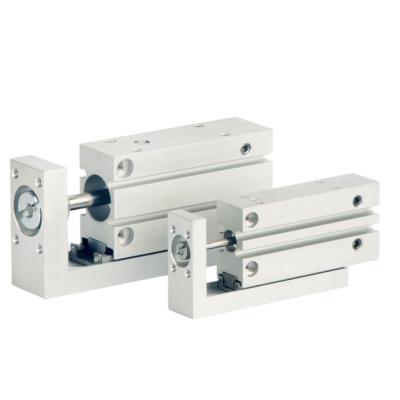 China Mini Ball Guide Slide Cylinder With Dual End Cushion SLS-10-10-P-A #170492 FESTO SLS Series Double Acting Pneumatic Cylinder 10mm Bore 10mm Stroke For Precision Positioning Equipment for sale