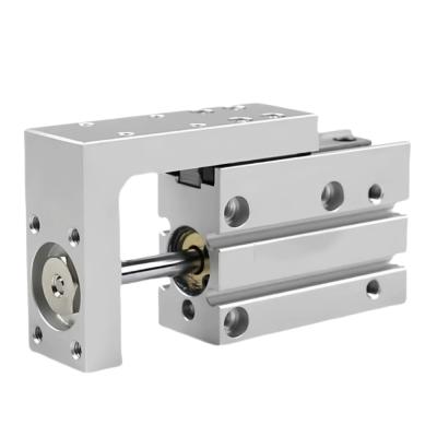 China High Precision Ball Cage Guided Mini Slide Cylinder FESTO SLS Series SLS-10-5-P-A Part No.170491 Double Acting Pneumatic Linear Actuator 10mm Bore 5mm Stroke With Built-in Magnet & Cushion for sale