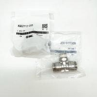 China KQG2T10-12 KQG2T12-16 SMC  Stainless steel tee, stainless steel quick plug pneumatic connector for sale